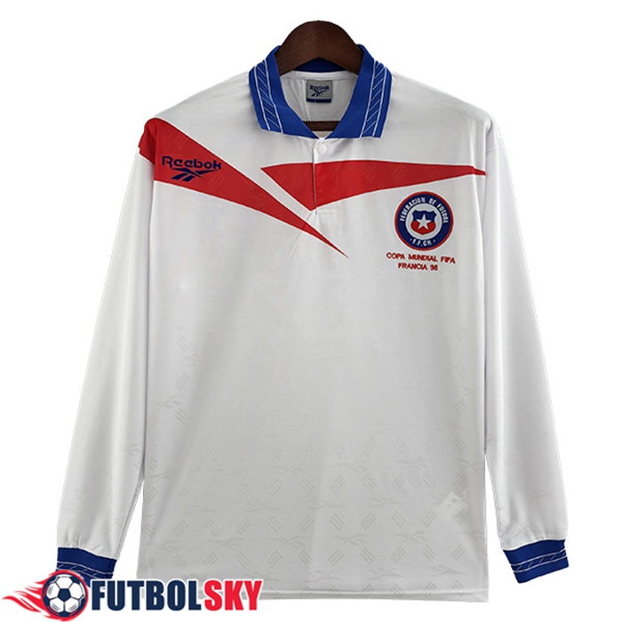 Comprar Camisetas De Futbol Chile Retro Segunda Manga Larga 1998 Baratas