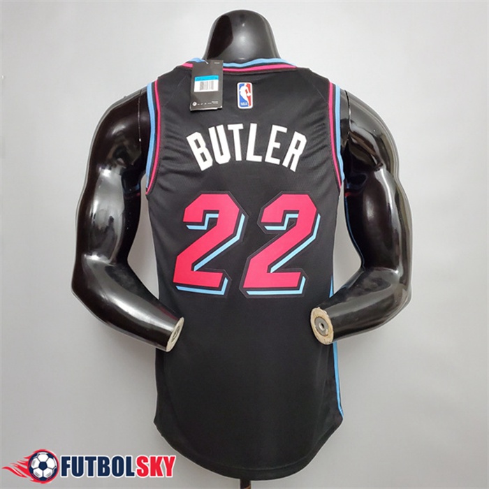Comprar Camisetas Miami Heat (Butler #22) Negro Contrareembolso