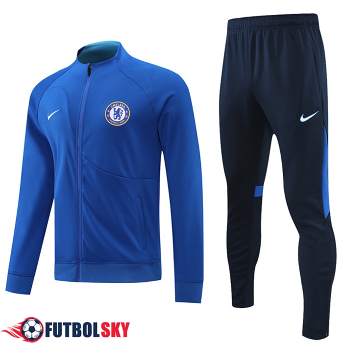 Comprar Chandal Equipos De Futbol - Chaqueta FC Chelsea Azul 2022/2023 ...