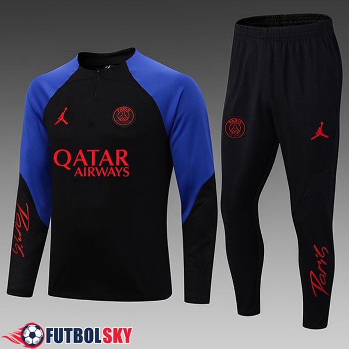 Comprar Chandal Equipos De Futbol Jordan PSG Ninos Negro 2022/2023 Con ...