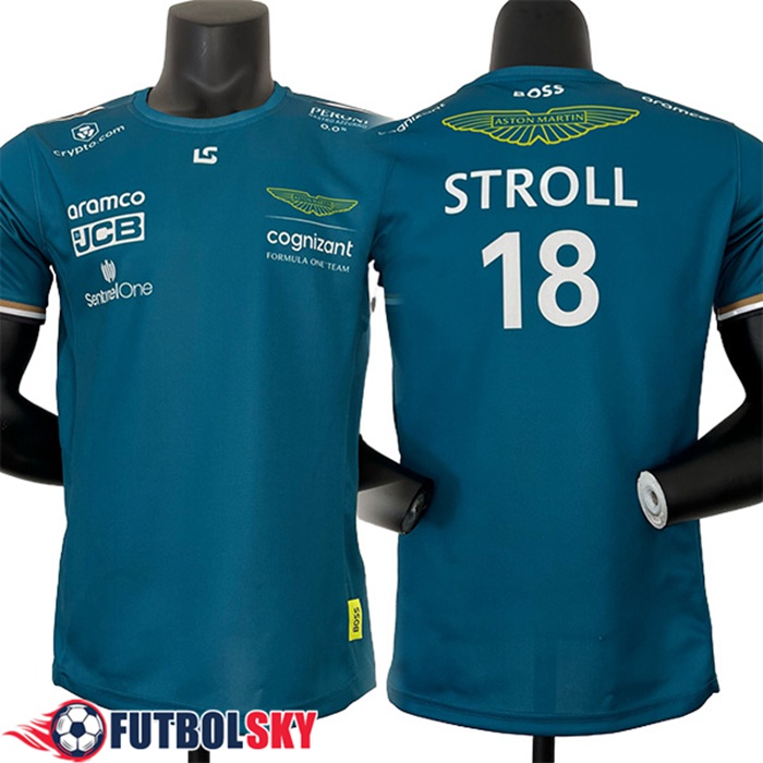 Comprar T-Shirt F1 Aston Martin Team Verde 2023 Para Crear