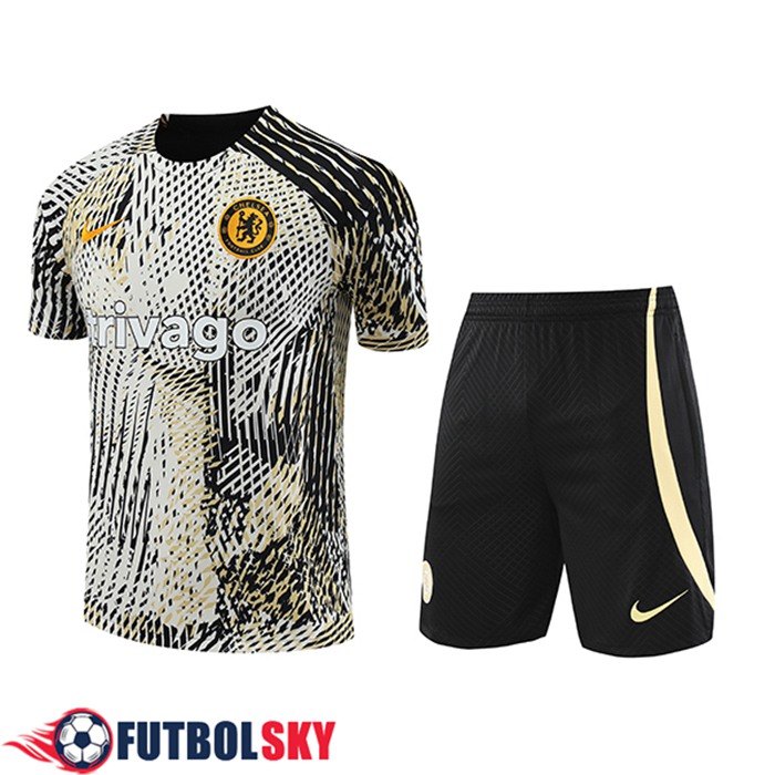 Comprar Camiseta Entrenamiento + Cortos FC Chelsea Amarillo 2023/2024 ...