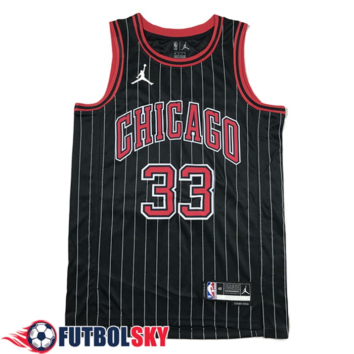 Comprar Camisetas Chicago Bulls (PIPPEN #33) 2023/24 Negro -02 Originales