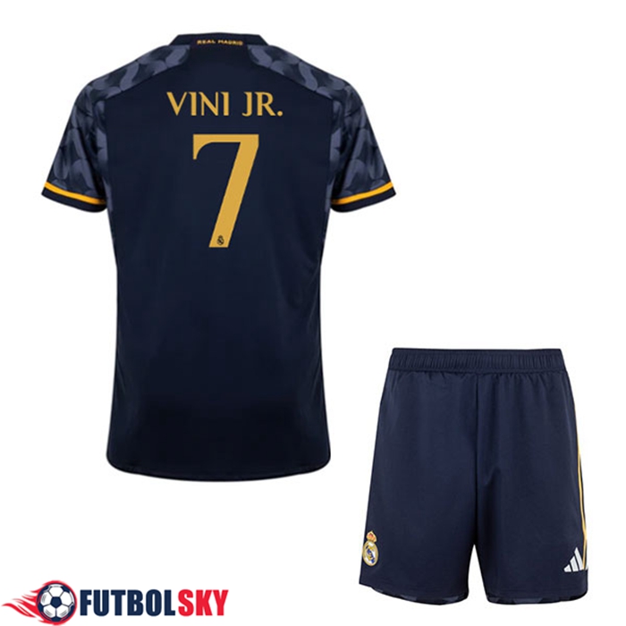 Comprar Camiseta Real Madrid (VINI JR. #7) Ninos 2023/2024 Segunda Contrareembolso