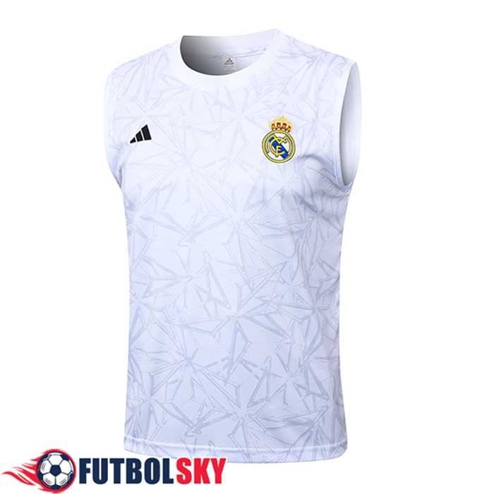 Comprar Chaleco Real Madrid Blanco 2024/2025 -02 Imitacion