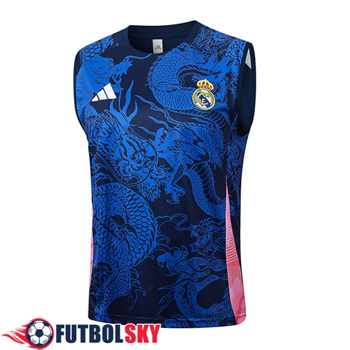 Comprar Chaleco Real Madrid Azul/Rosa 2024/2025 Oficiales Baratas