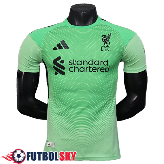 Comprar Camiseta FC Liverpool Portero Verde 2025/2026 Con Mi Nombre